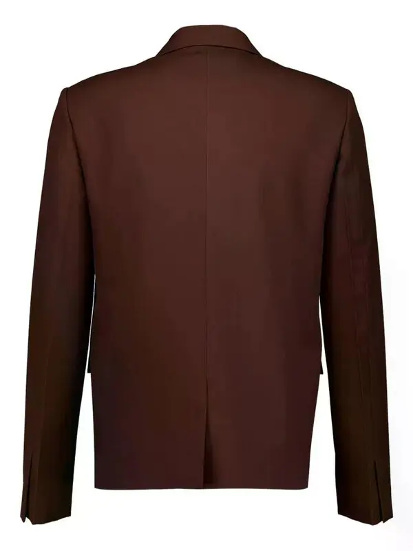 Gucci Embossed Sleeve Wool Blazer