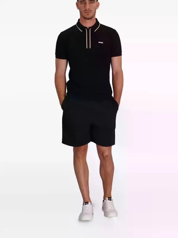 BOSS Zip-neck Polo Shirt