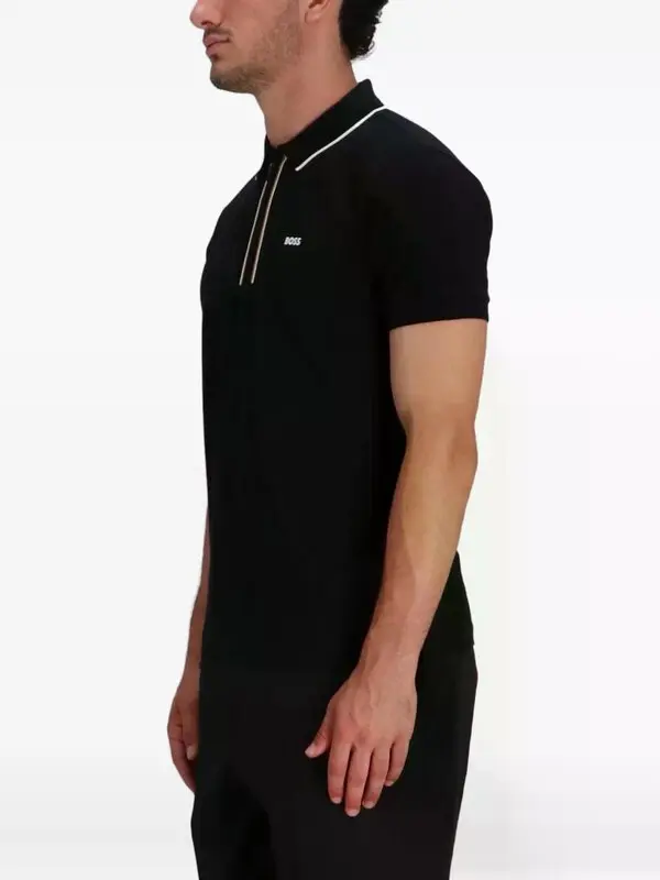BOSS Zip-neck Polo Shirt