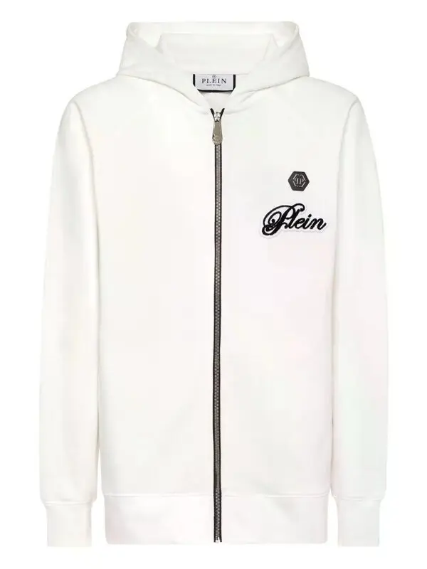 Philipp Plein Signature Zip-up Hoodie