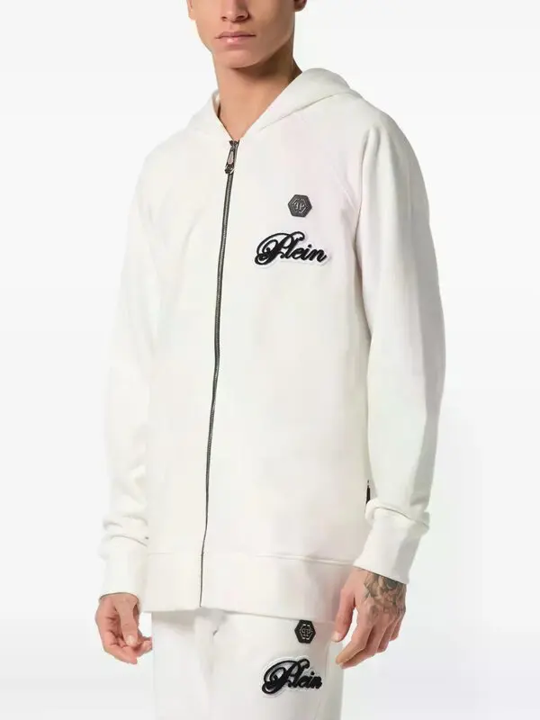 Philipp Plein Signature Zip-up Hoodie