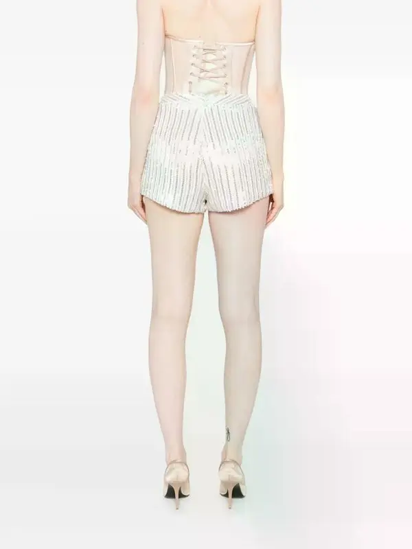 Redemption Sequin-embellished Shorts