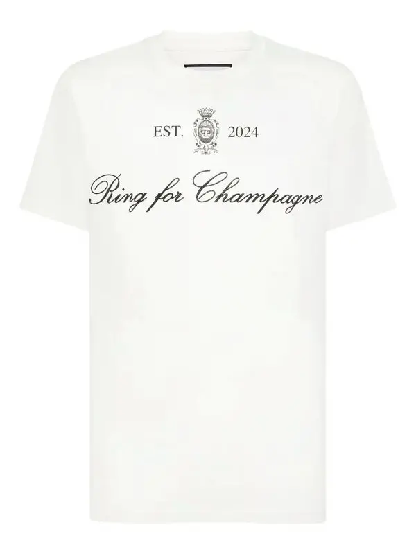 Philipp Plein Slogan-print T-shirt - White