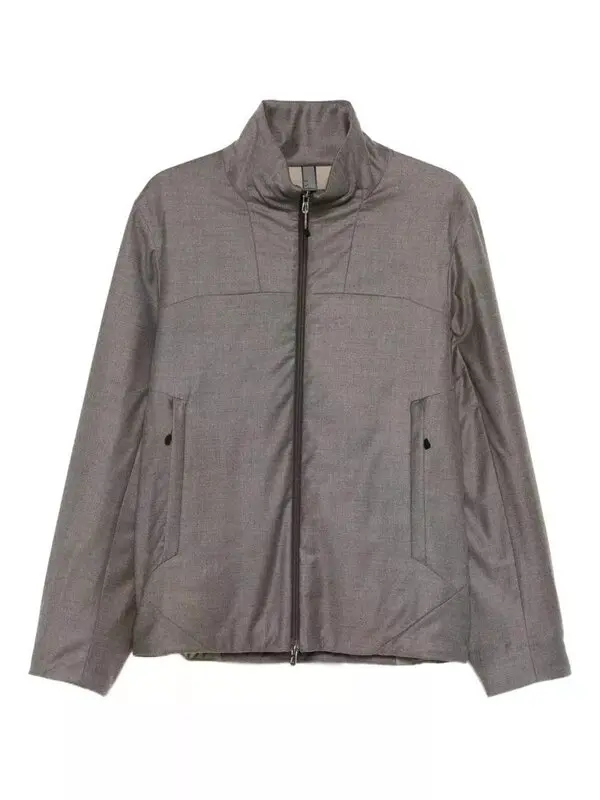 Sease Zip-front Panelled Jacket