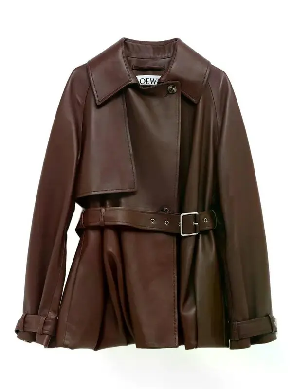 Loewe Belted Leather Jacket