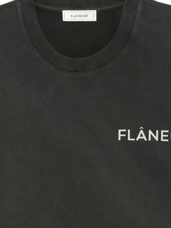 FLANEUR Logo-print T-shirt