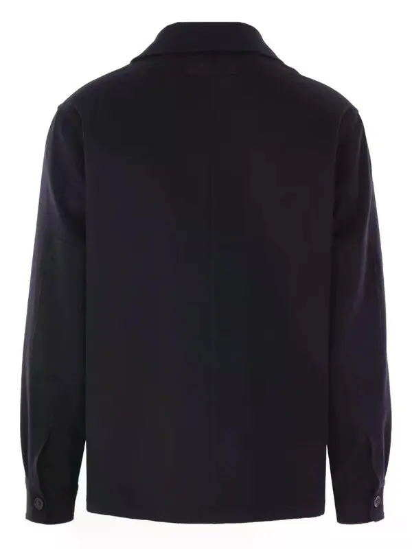 Zegna Cashmere Buttoned Shirt - Blue