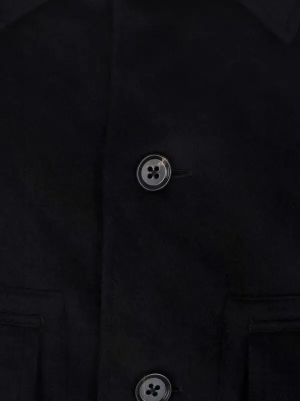 Zegna Cashmere Buttoned Shirt - Blue