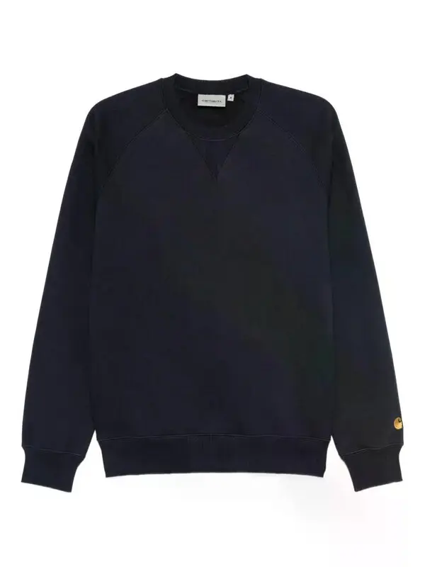 Carhartt Work In Progress Cotton-blend Long-sleeve Sweatshirt - Blue