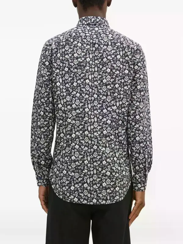 Paul Smith Floral Print Cotton Shirt