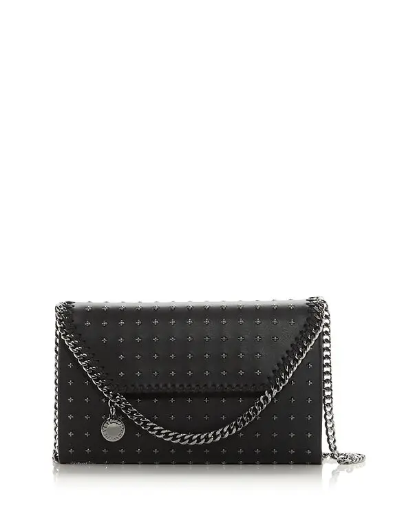 Stella McCartney Falabella Embellished Wallet On Chain - Black