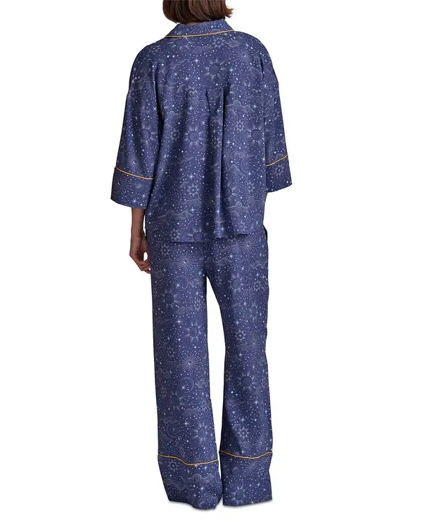 Splendid Celestial Print Pajama Pant Set - Celestial Sky