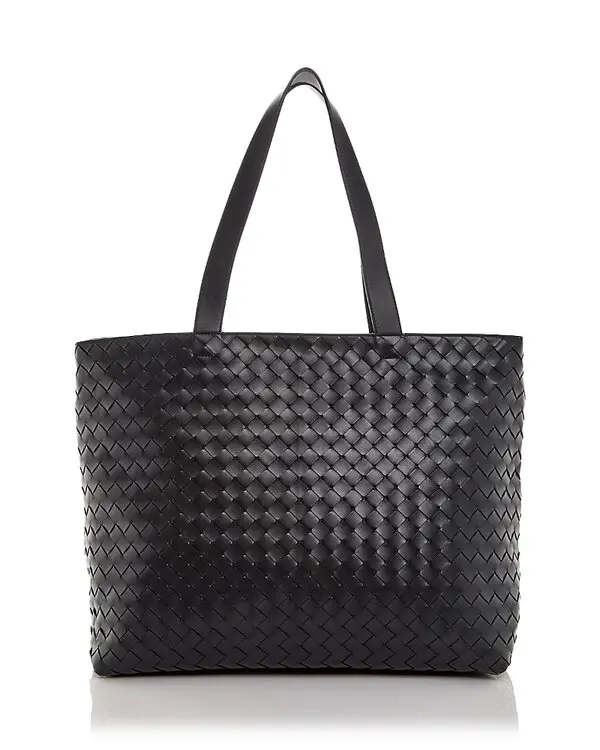 Bottega Veneta Intrecciato Leather Tote - Tornado