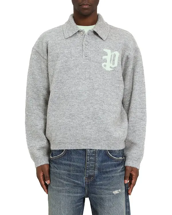 PURPLE BRAND Relaxed Fit Sweater Polo