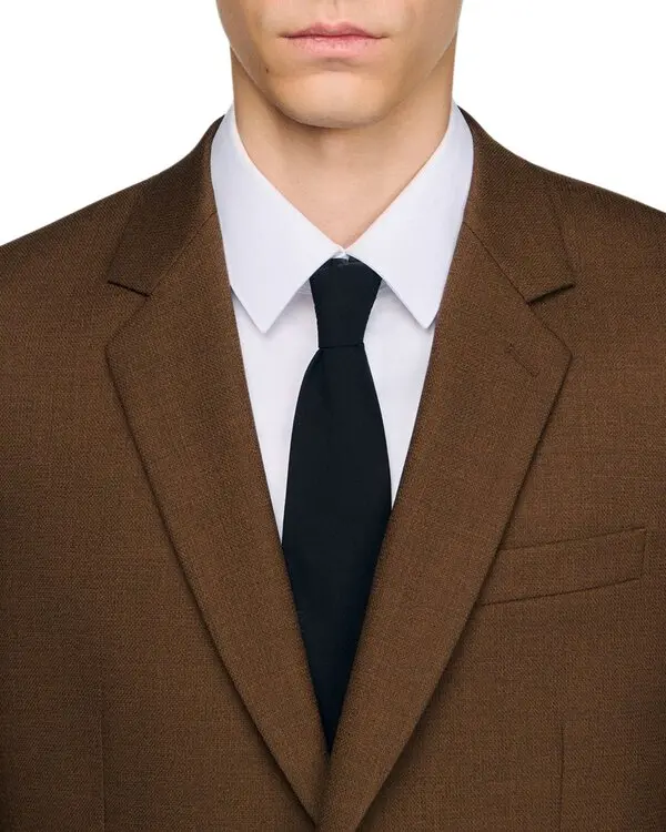 Sandro Heather Legacy Wool Blend Suit Jacket