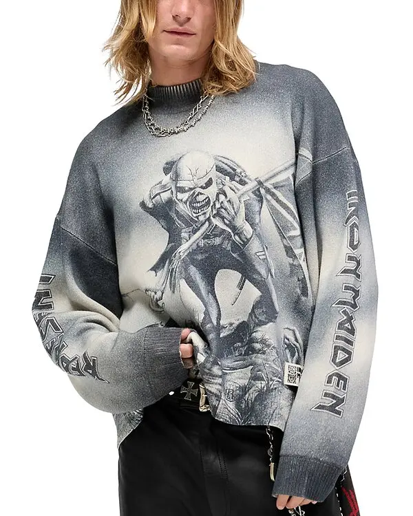 REPRESENT Iron Maiden X Trooper Graphic Sweatshirt