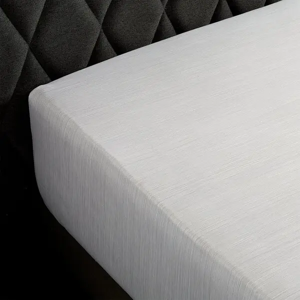 ANNE DE SOLENE Fitted Sheet, King, Silence