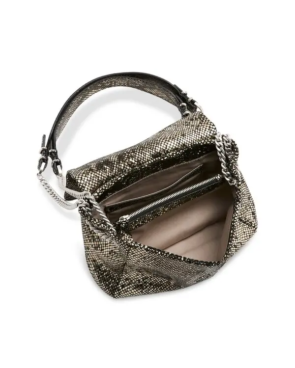 Rag & Bone Chelsea Python Embossed Leather Shoulder Bag