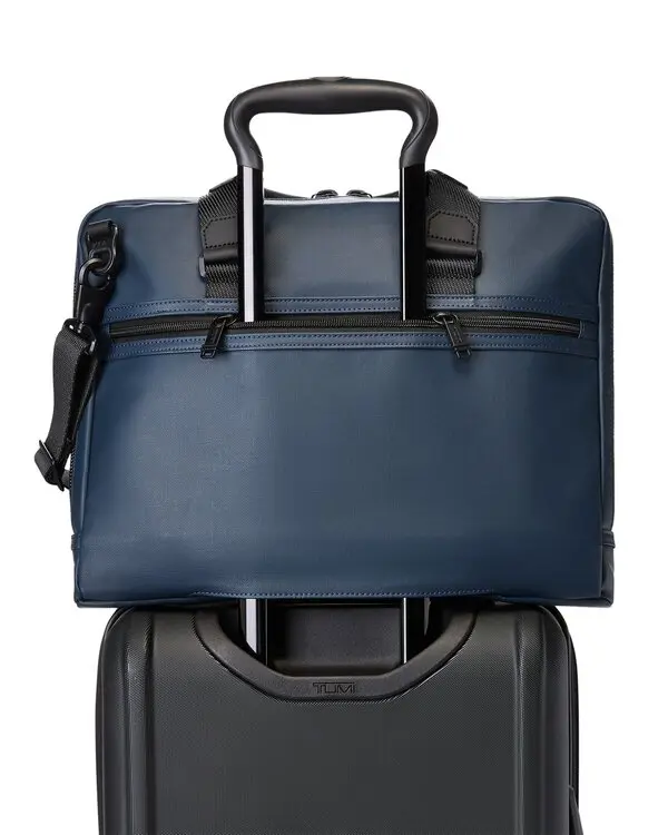 Tumi Alpha Bravo Academy Briefcase - Navy Coate
