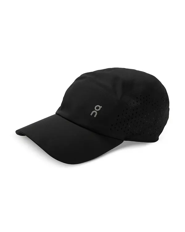 On Lightweight Perforated Cap - Black