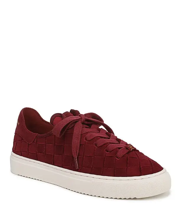 Sam Edelman Poppy Woven Sneakers - Red
