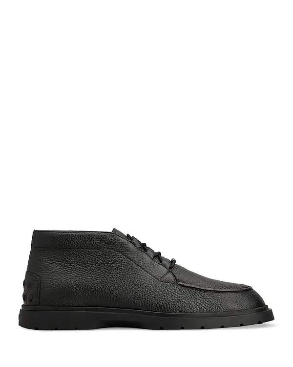 TOD'S Leather Drawstring Chukka Boots