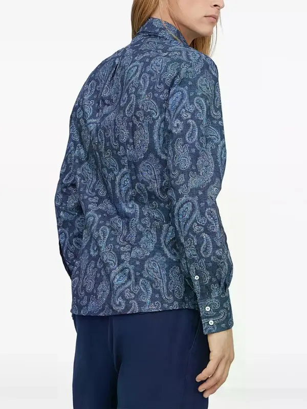 Brunello Cucinelli Paisley-print Cotton Shirt