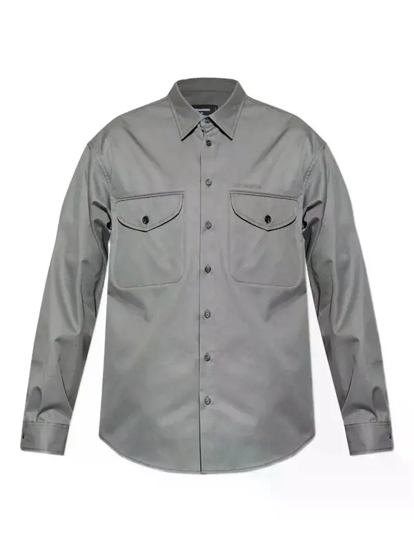 Dsquared2 Double-pocket Cotton Shirt
