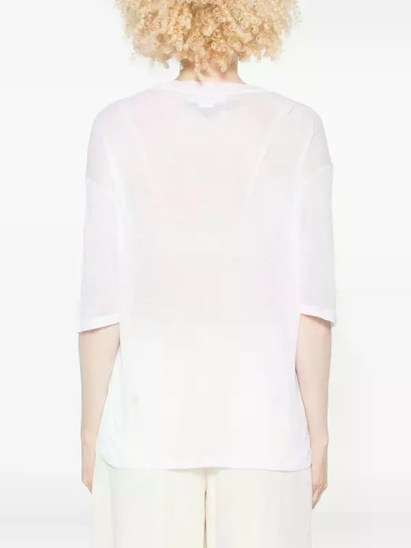Victoria Beckham Drape Sleeve T-shirt