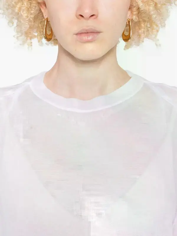 Victoria Beckham Drape Sleeve T-shirt