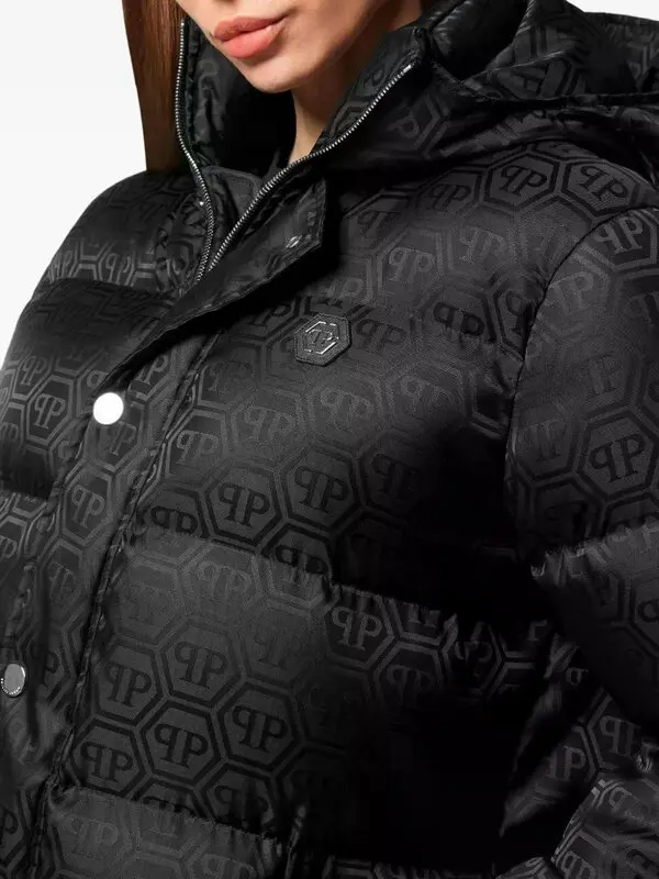 Philipp Plein Monogram Padded Coat