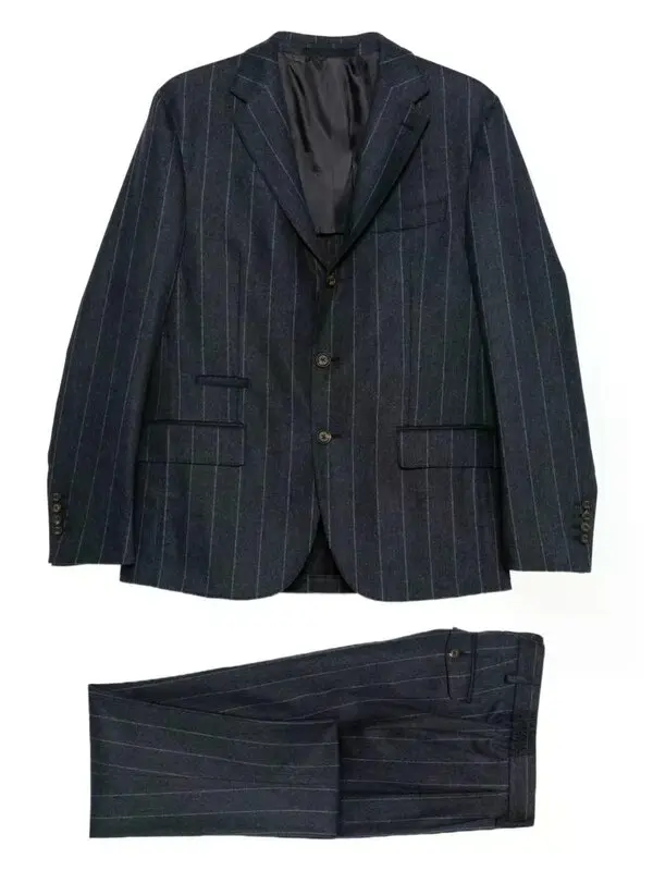 Eleventy Pinstriped Suit