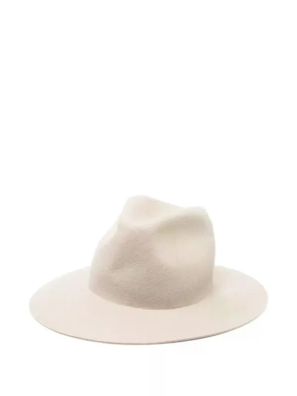FORTE_FORTE Embellished Wool-felt Hat - Neutrals
