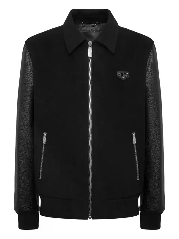 Philipp Plein Panelled Bomber Jacket