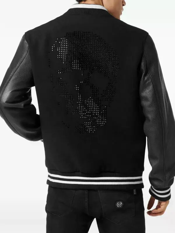 Philipp Plein Rhinestone-embellished Bomber Jacket