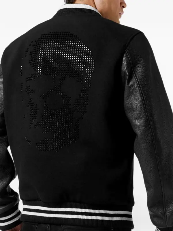 Philipp Plein Rhinestone-embellished Bomber Jacket