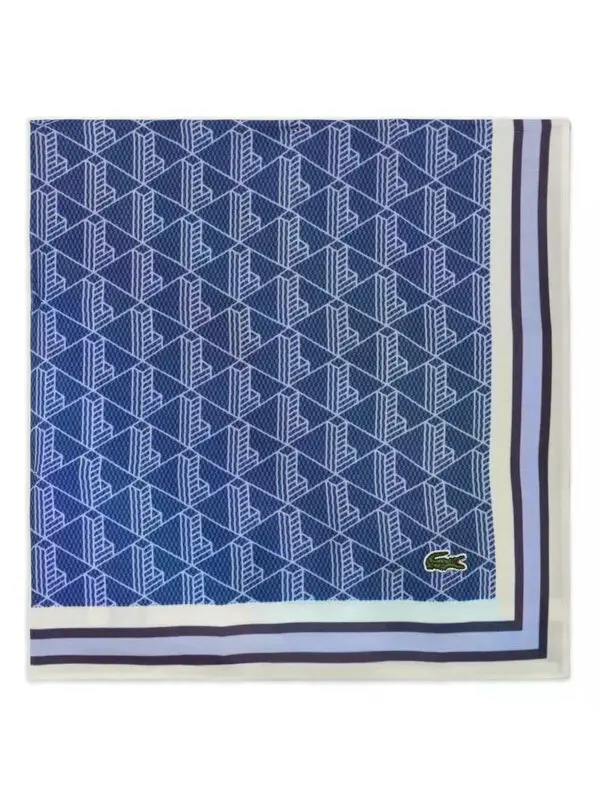 Lacoste Geometric-pattern Scarf