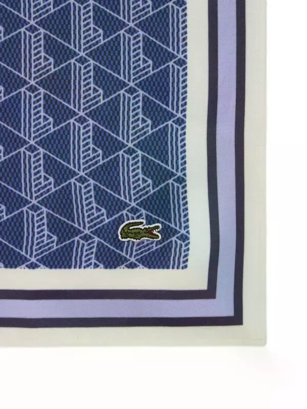 Lacoste Geometric-pattern Scarf