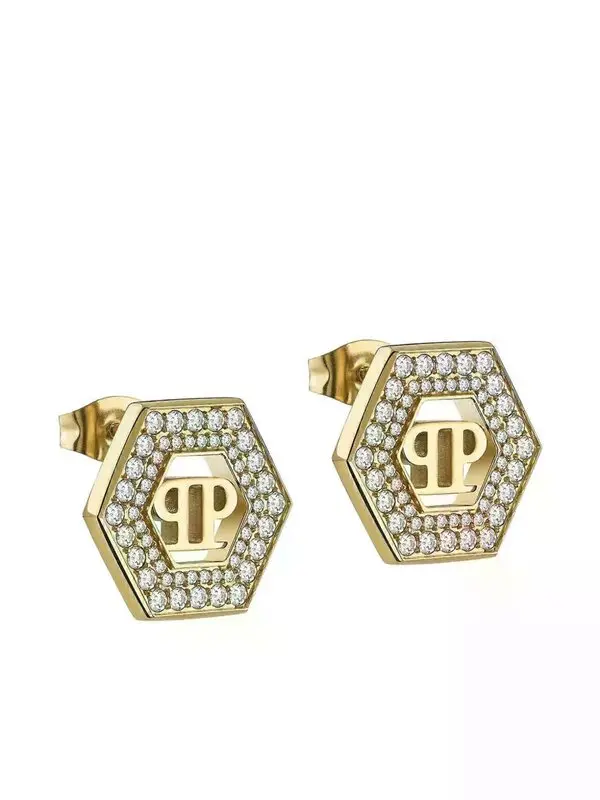 Philipp Plein Legacy Crystal-embellished Earrings