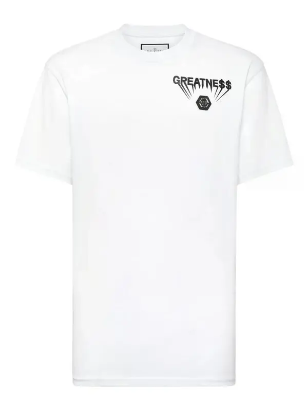 Philipp Plein Round Neck T-shirt Greatness