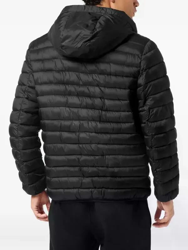 PLEIN SPORT Quilted Hooded Jacket