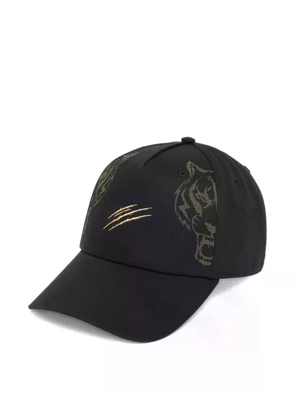 PLEIN SPORT Tiger-motif Baseball Cap - Black