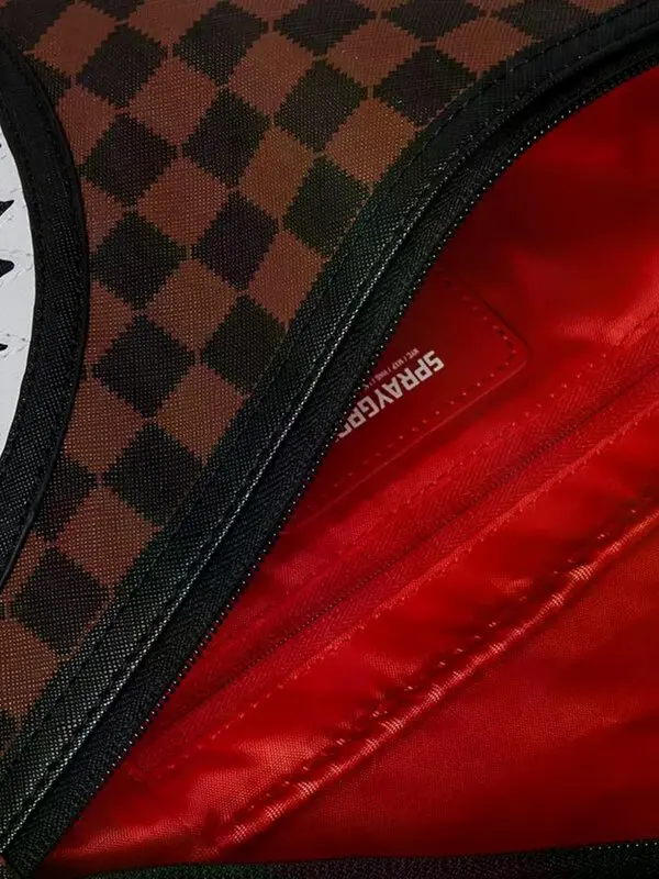 SPRAYGROUND Check-pattern Belt Bag - Brown