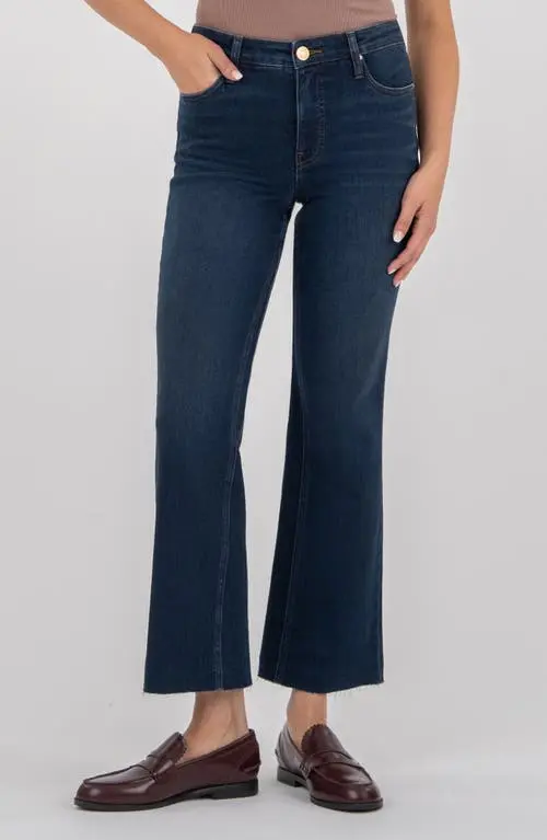 Kut From The Kloth Kelsey Raw Hem Kick Flare Jeans