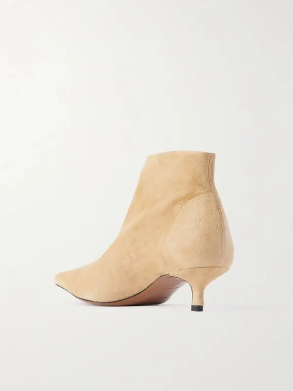 NEOUS Idra Suede Ankle Boots - Neutrals