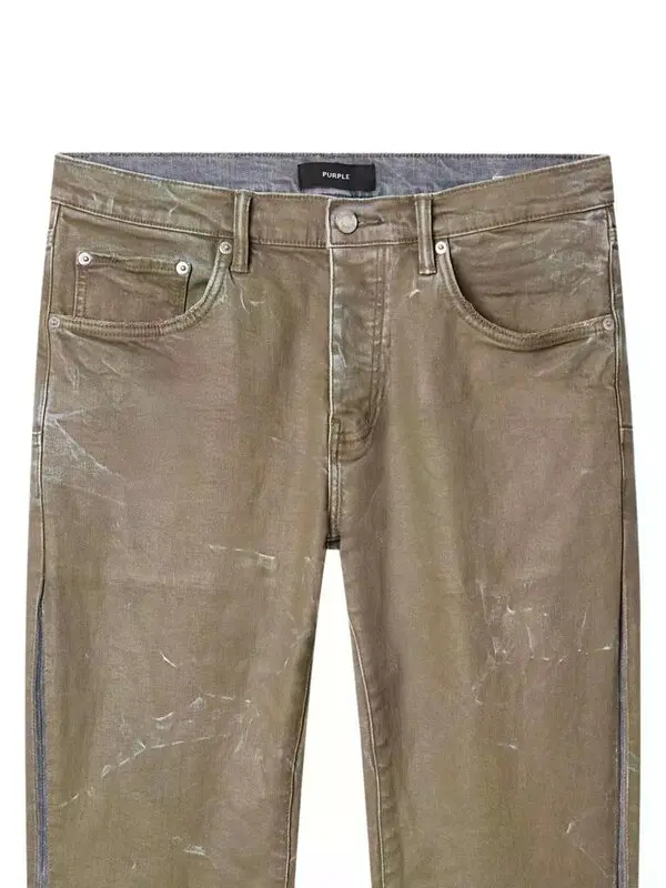 PURPLE BRAND Distressed-effect Jeans