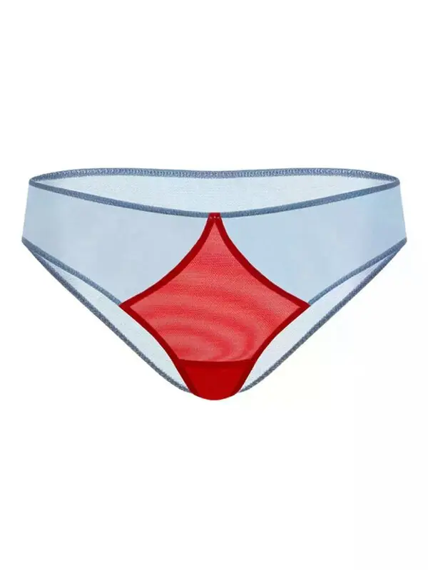 ZHILYOVA Asteria Mesh-panel Briefs - Blue