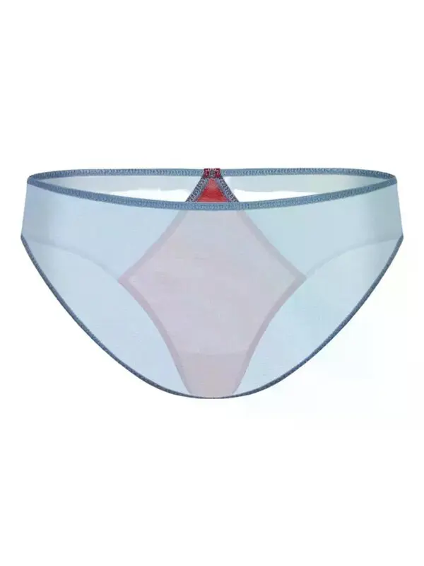ZHILYOVA Asteria Mesh-panel Briefs - Blue