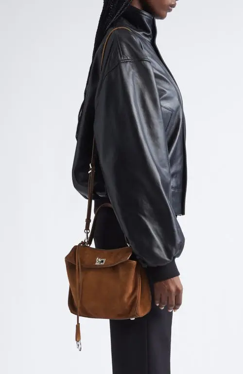 Balenciaga Small Rodeo Suede Top Handle Bag