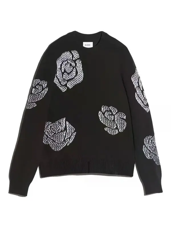 BARRIE Roses Round-neck Sweater